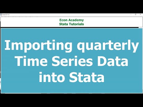 importing weekly time series data into stata