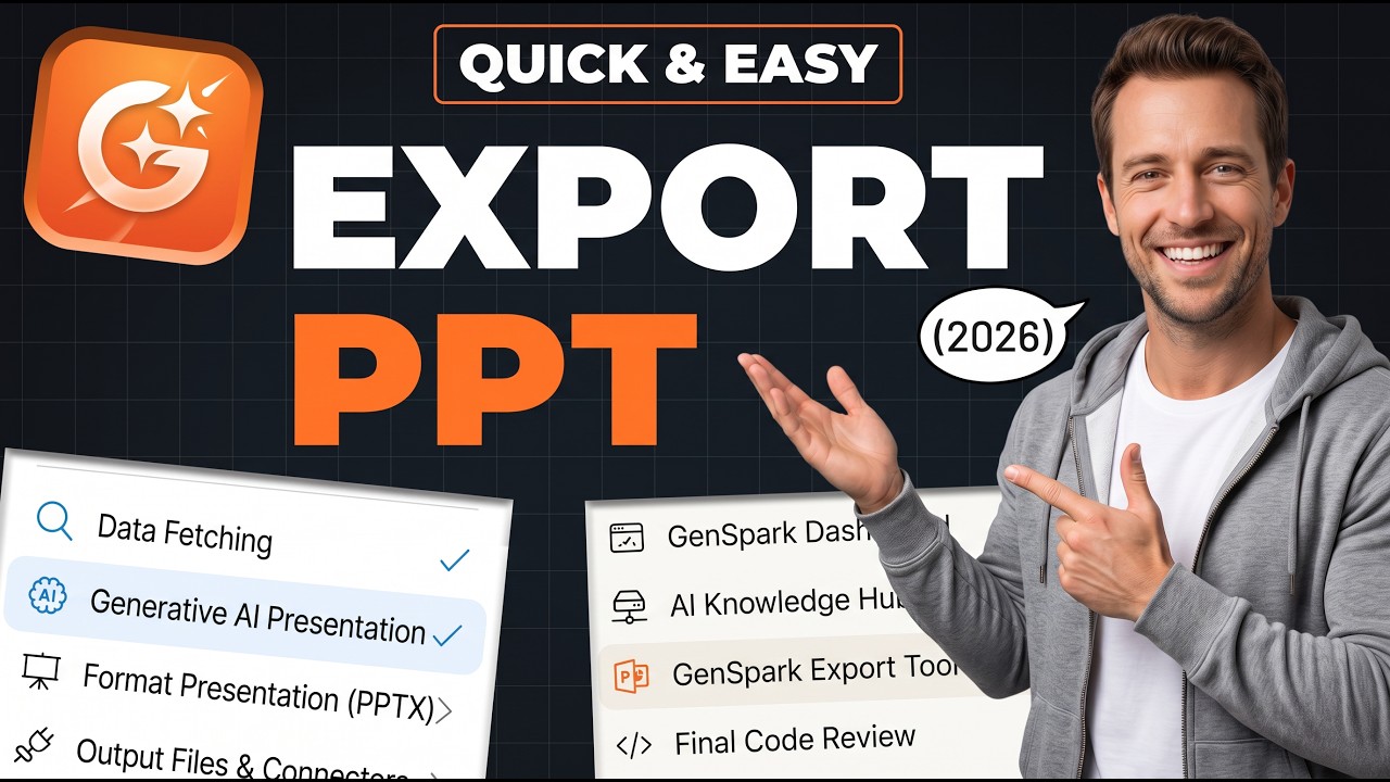 How To EXPORT PPT From GenSpark (QUICK & EASY) 2026