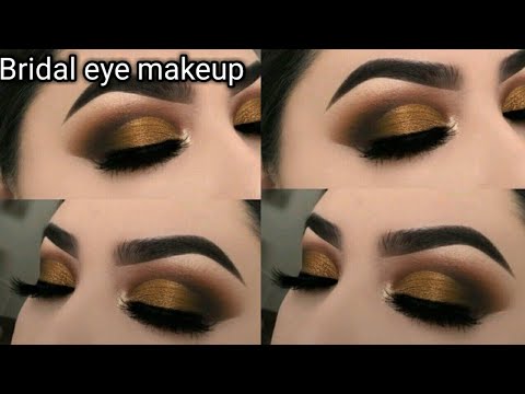 Bridal eye makeup // Bridal eye makeup karny ka trika/ trendy fashion editor #bridaleyemakeup