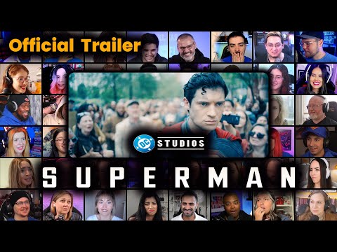 Superman - Official Trailer | REACTION MASHUP | DC Studios - James Gunn - David Corenswet