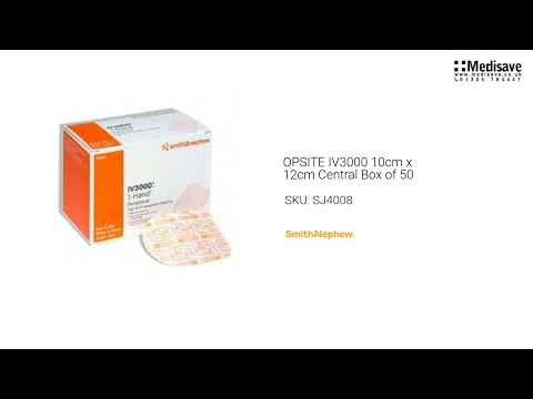 OPSITE IV3000 10cm x 12cm Central Box of 50 SJ4008