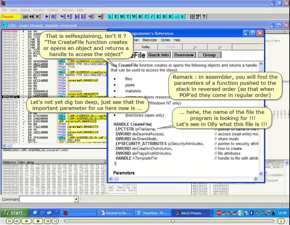 A reversing tutorial for newbies by lena151 Part-01