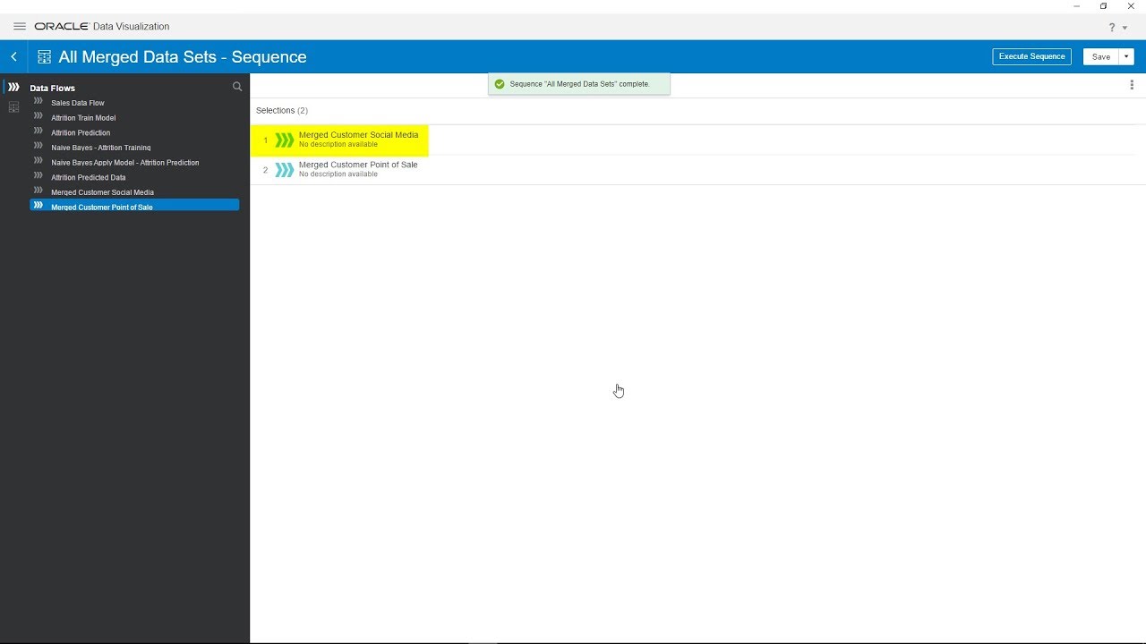 Create Data Flow Sequences in Oracle Business Intelligence Enterprise Edition