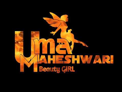 UMA MAHESWARI Logo Edit's command box type your name upload your fancy style your name logo