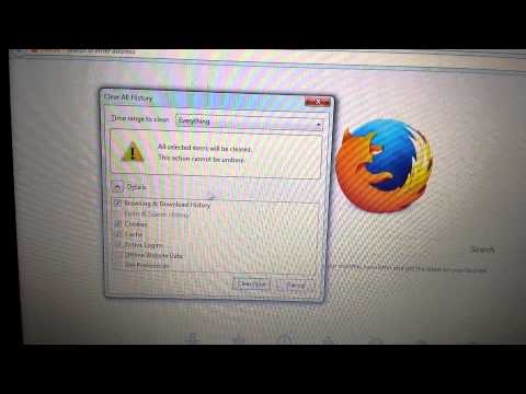 2014- Mozilla FireFox: How to Delete Browsing History