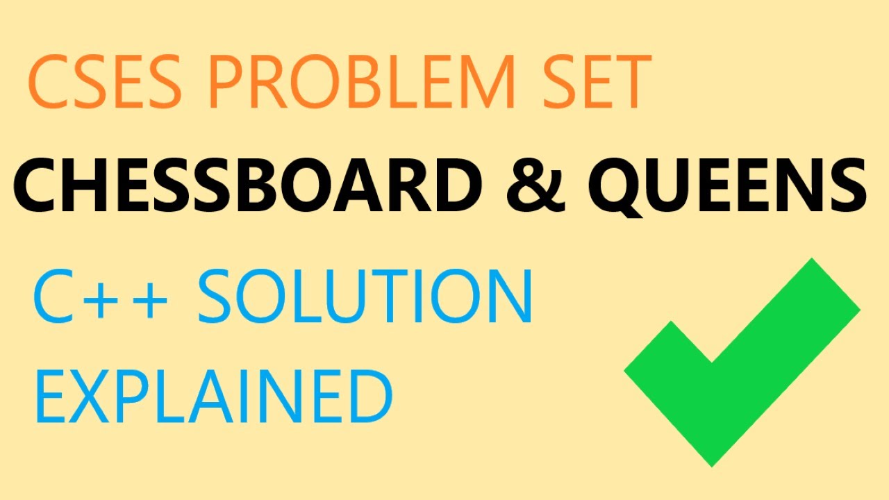 CSES Chessboard and Queens | C++ solution | backtracking problem