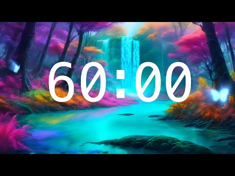 60 Minute Countdown Timer with Alarm | Fantasy Worlds| Calming Music | Classroom Timers