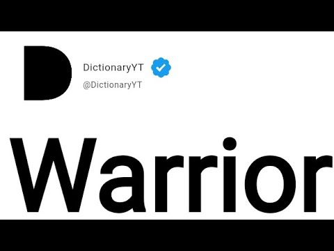 Warrior Meaning in English