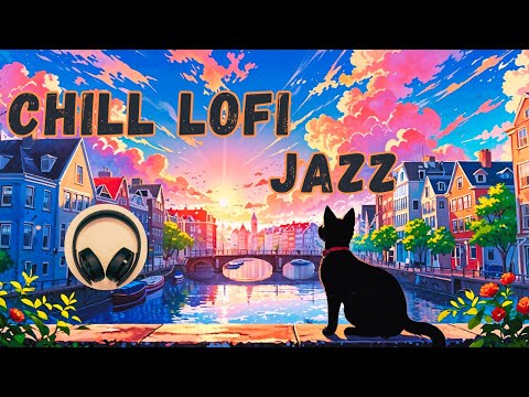 Amsterdam Lofi Jazz 🚲🎷 | Chill Beats for Work, Study & Relax