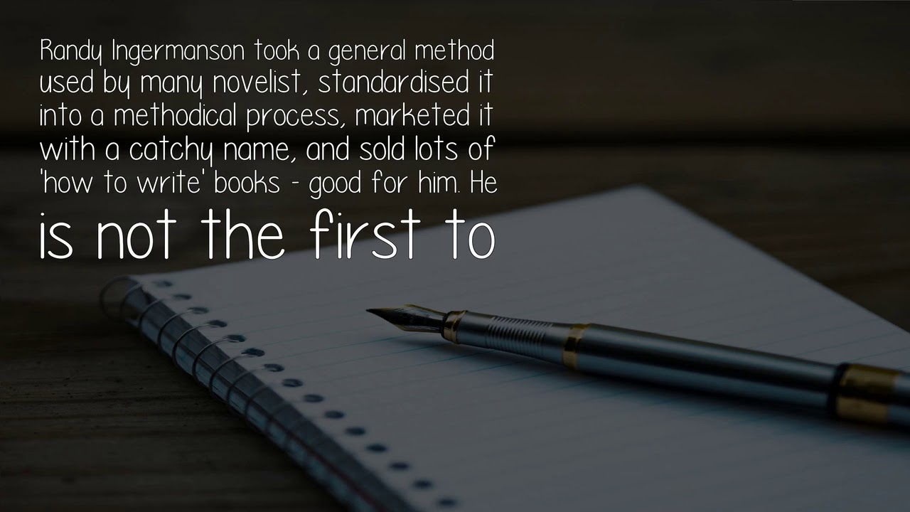 Does The Snowflake Method Make Character Development And Plotting Easier When Writing Fiction?