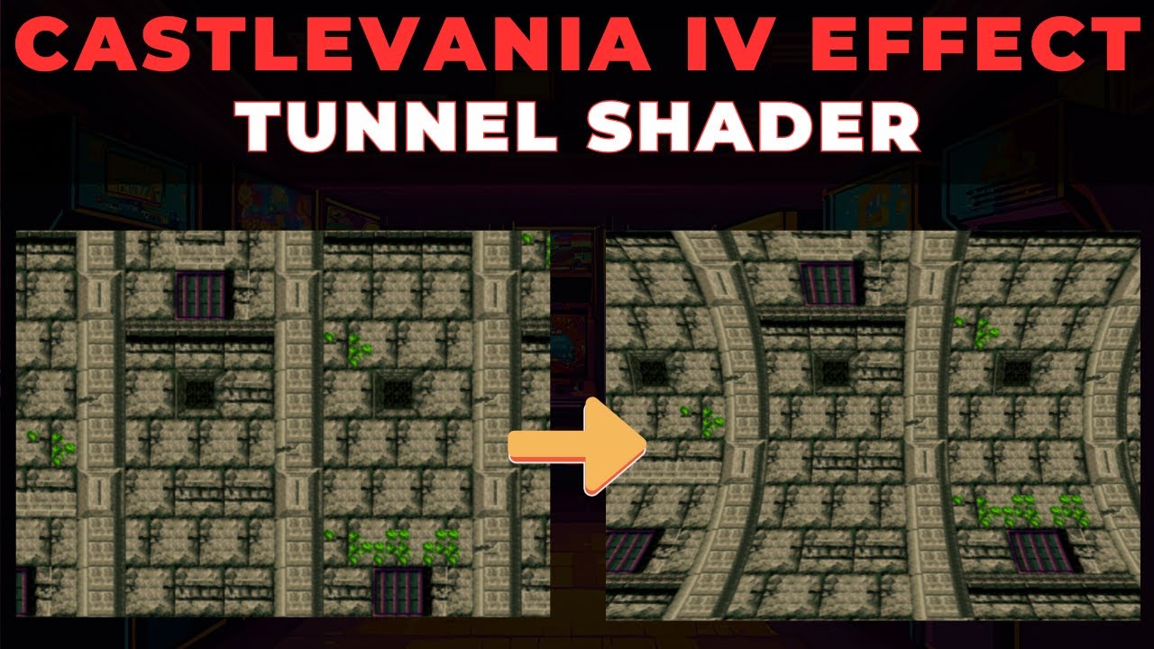 WebGL Shader Tutorial: Castlevania IV Tunnel Effect