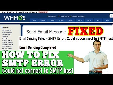 HOW TO FIX WHMCS SMTP ERROR: Could not connect to SMTP host? [STEP BY STEP]☑️