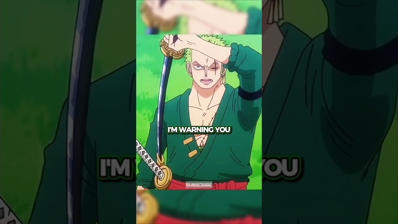 Zoro’s Top Aura Moment 😎