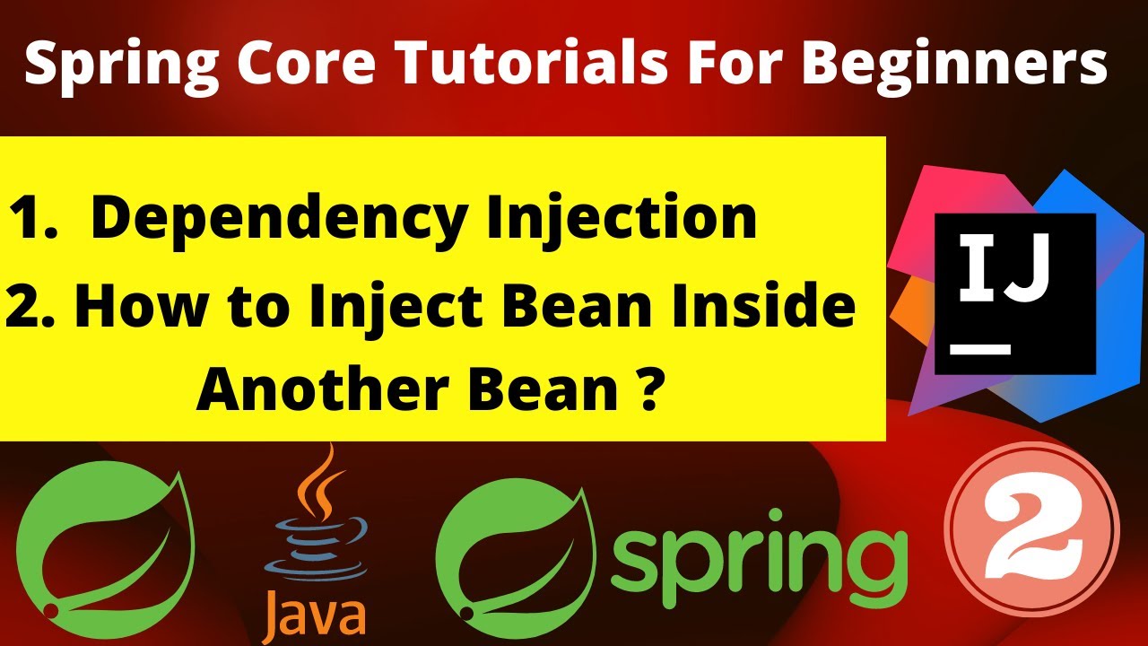 #spring What is dependency injection with example? How do you inject one bean into another in Spring