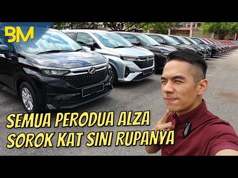 ADA TAK KENA DENGAN COLOUR PERODUA ALZA NI | Semua kaler Perodua Alza 2022