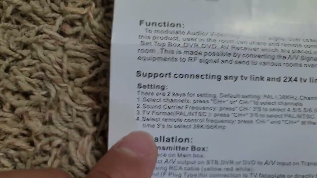 Review of TM70 TV Link Modulator