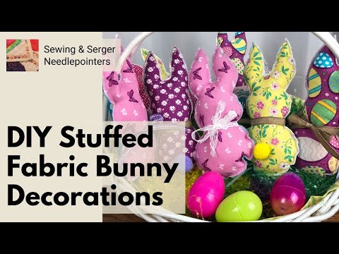 DIY Stuffed Fabric Bunnies Tutorial