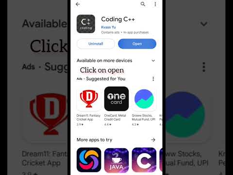 How to run C and C++ program on mobile