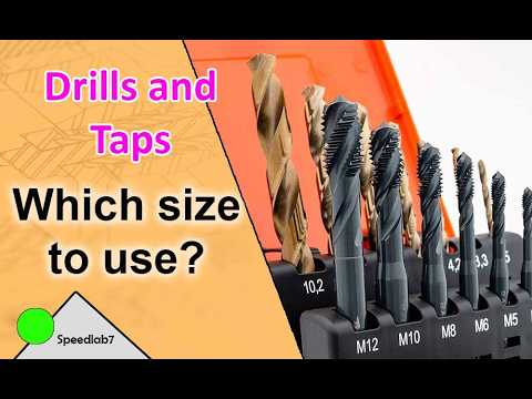 How to determine the drill and tap size you need.
