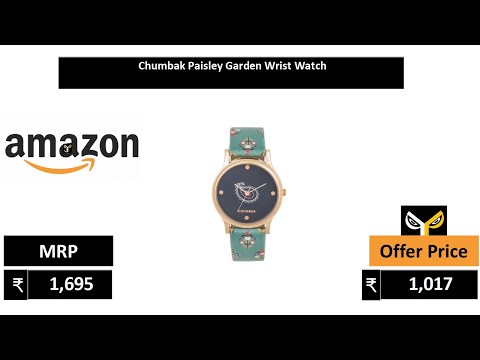 Chumbak Paisley Garden Wrist Watch