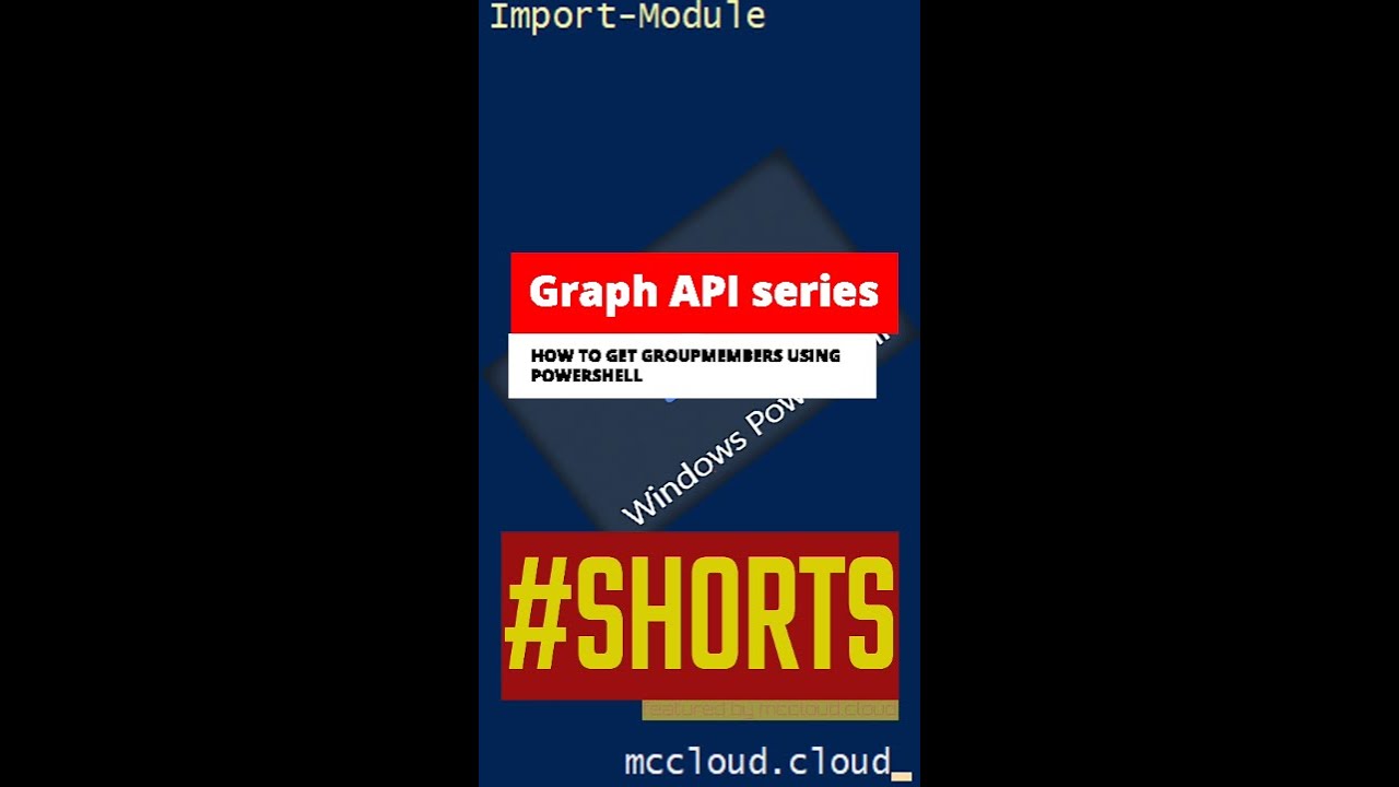 GRAPH API - Step by step - How to get groupmembers via Graph API using powershell