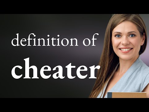 Cheater — what is CHEATER definition