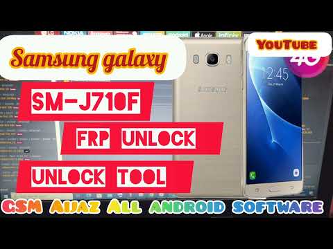 Samsung galaxy SM-j710f Frp remove unlock tool One click