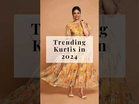 Trending Kurtis in 2024 ❣️ Ethnic Wear |Indian Outfits 💓 Traditional Wear #fashion #shorts #viral