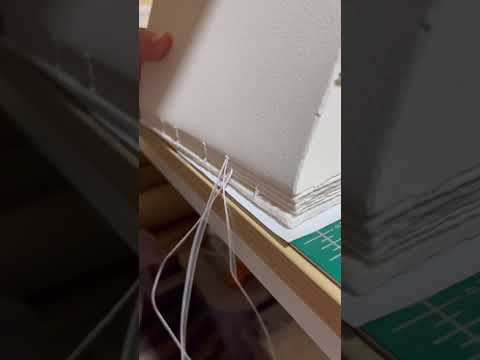 Unstoppable Book Sewing ๐ค #journal #bookbinding #handmade