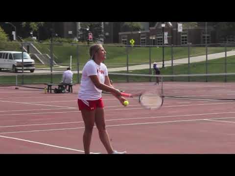 Central women's tennis vs. Dubuque