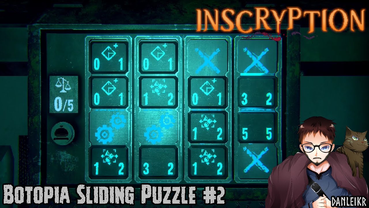 Inscryption Act 3 Botopia Sliding Puzzle #2 Explanation