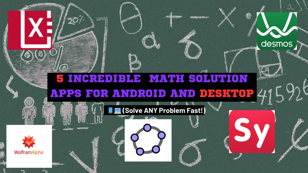 5 Incredible Math Solution Apps for Android and Desktop 📱💻 (Solve ANY Problem Fast!)