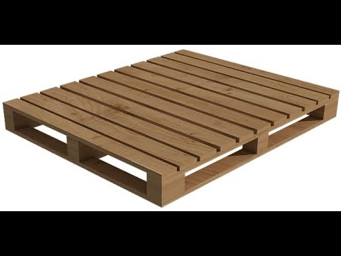 Europe pallet making process- 4 way #palletmachine #machinery