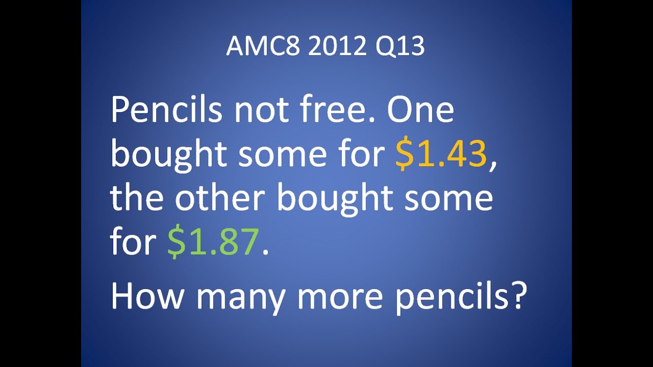 AMC8 2012 Problem 13