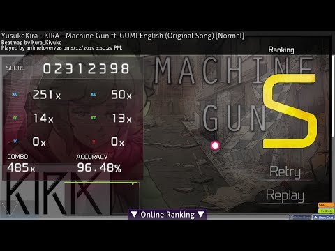 Steam Community :: Video :: Kira - Machine Gun ft.Gumi English [Osu!]