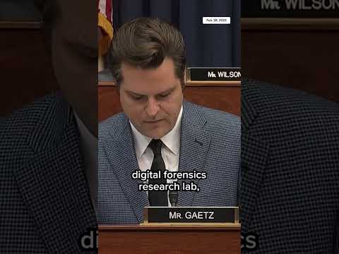 #Gaetz unknowingly cites propaganda