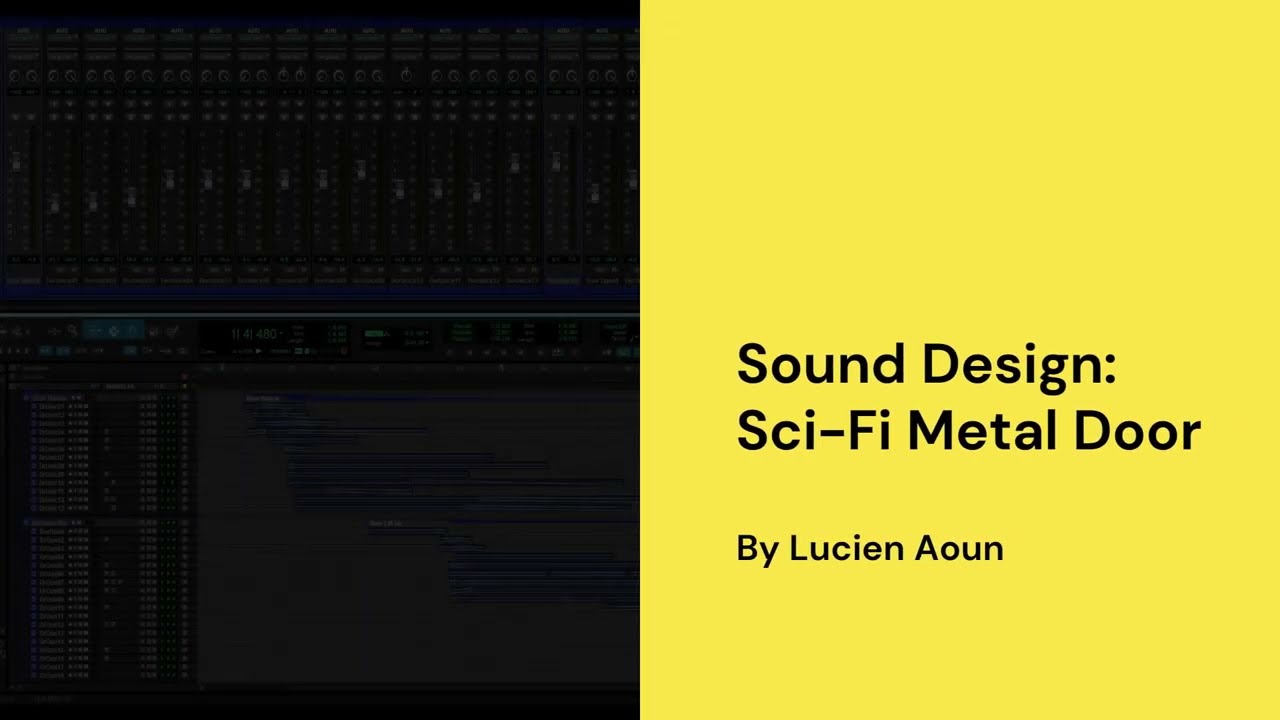 Sci-Fi Metal Door - Sound Design