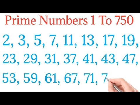 V-01 | List of prime numbers 1 to 750 | prime numbers 1 - 750 | Prime Numbers Between 1 and 750