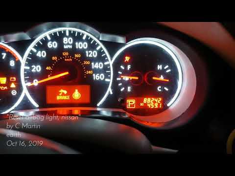 Airbag light flashing, nissan altima
