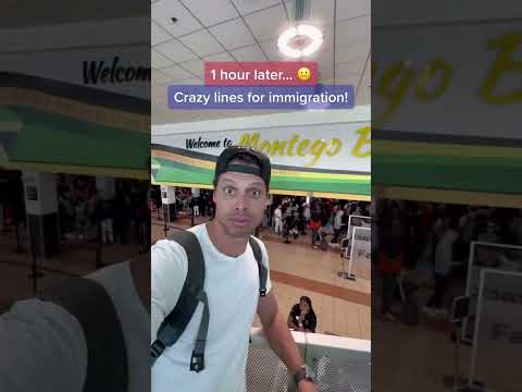 This wasn't the best arrival at #montegobay #airport in #jamaica 🇯🇲 #jamaicantiktok #jamaicatiktok