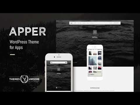 Apper - WordPress Theme for Apps | Themeforest Website Templates and Themes