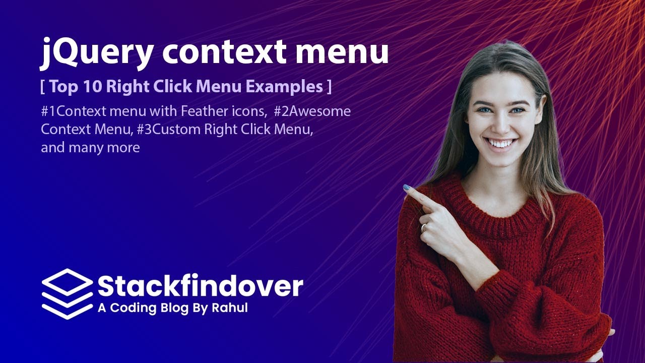 jQuery context menu [ Top 10 Right Click Menu Examples ]