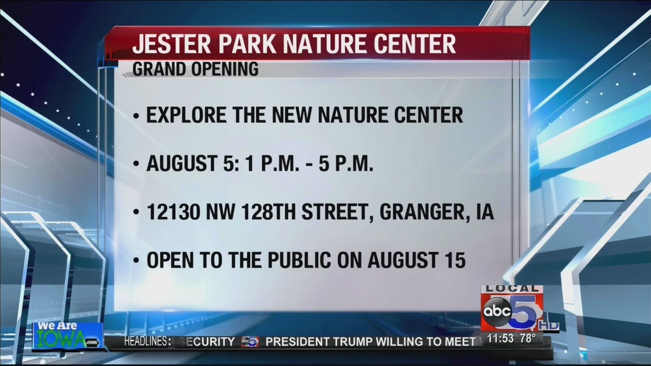 Jester Park Nature Center Interview
