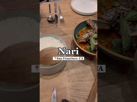 Nari, an elevated Thai restaurant in SF #sfeats #sffoodie #bayarea #bayareafoodie #thaifood