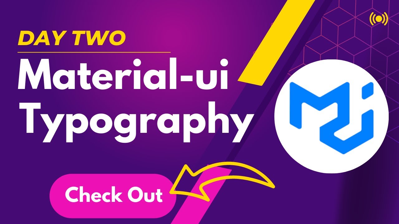 React Material UI Tutorial - 2 - Typography