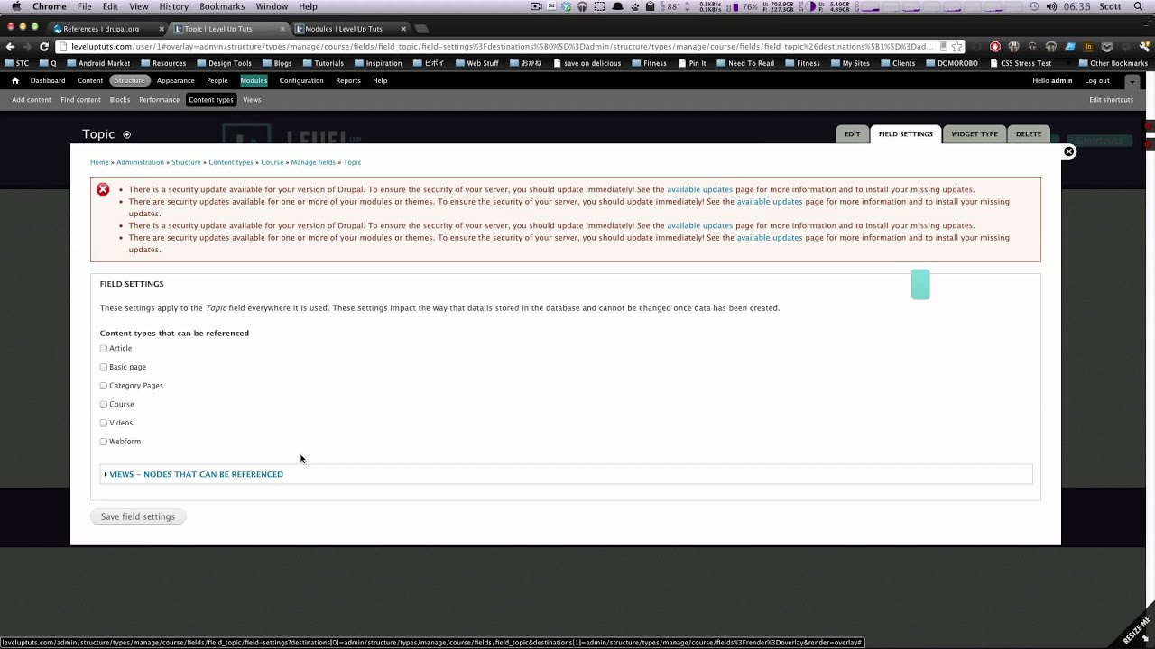Drupal 7 Tutorials #53 - Referencing Other Nodes with References