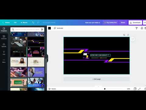 How To Make A YouTube Banner Free | Canva Tutorial | How To BEE