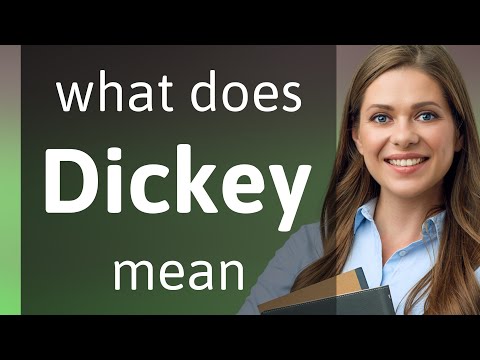 Dickey — definition of DICKEY