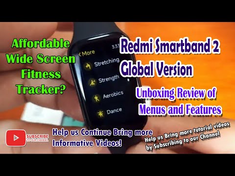 Redmi Smartband 2 Global Version Unboxing Review - Menus and Features