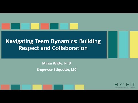 MTITC Webinar: Navigating Team Dynamics: Building Respect and Collaboration